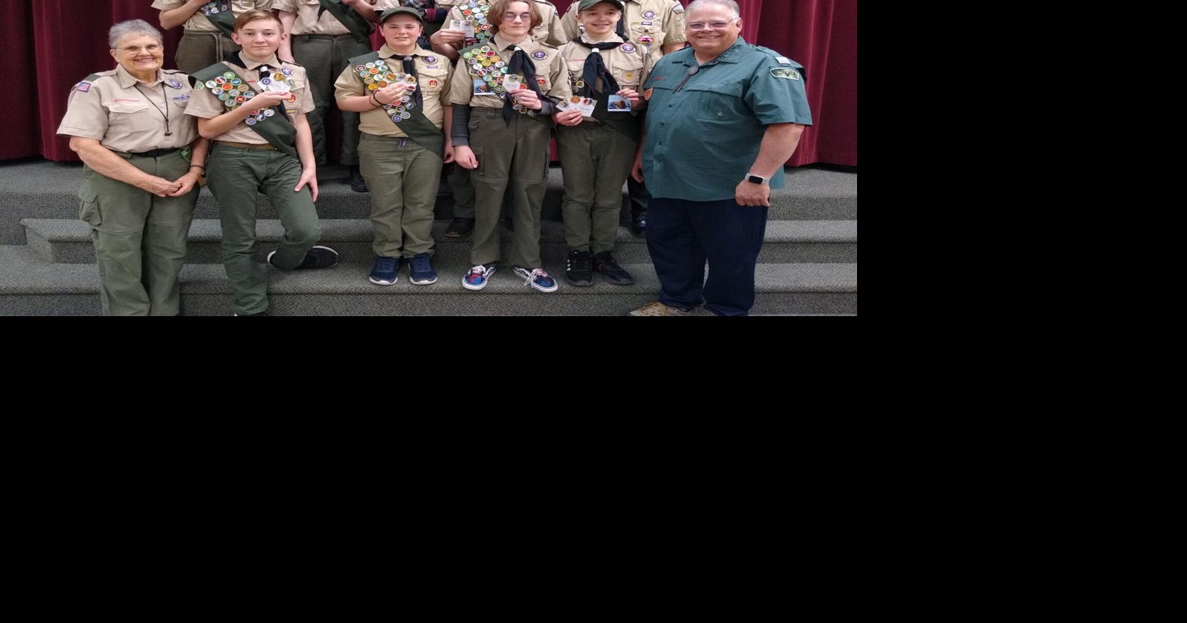 BSA Troop 86 earns 24 total merit badges at Court of Honor ceremony ...