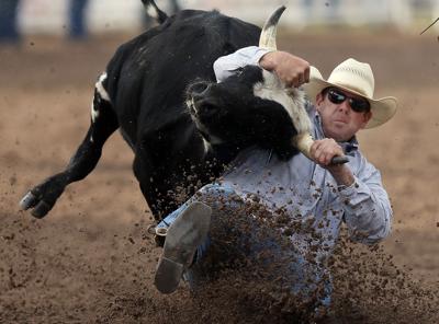 LCCC rodeo coach Beau Clark leads steer wrestling at CFD | Cfd ...