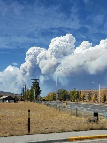 Winds whip Pack Trail Fire, evacuations in place | Local News ...