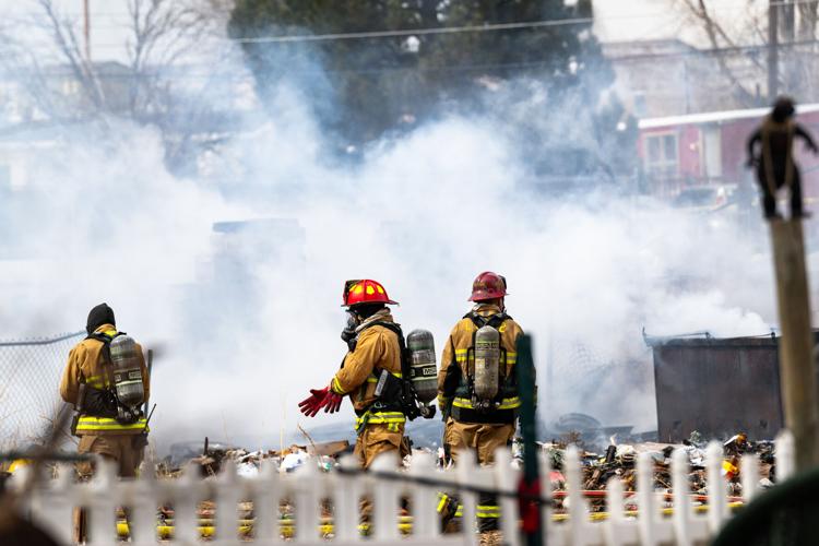 Grass fire on Terry Road spreads, decimates two structures | Local News ...