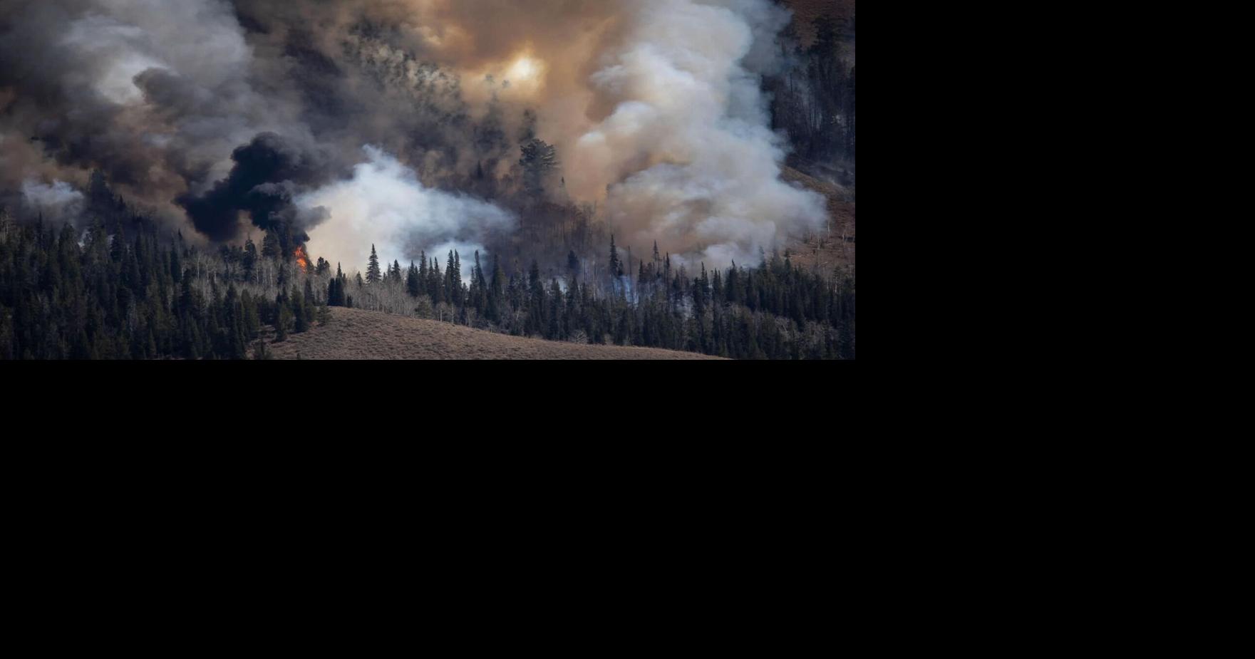 Pack Trail Fire spurs evacuations for Upper Gros Ventre, Darwin ...
