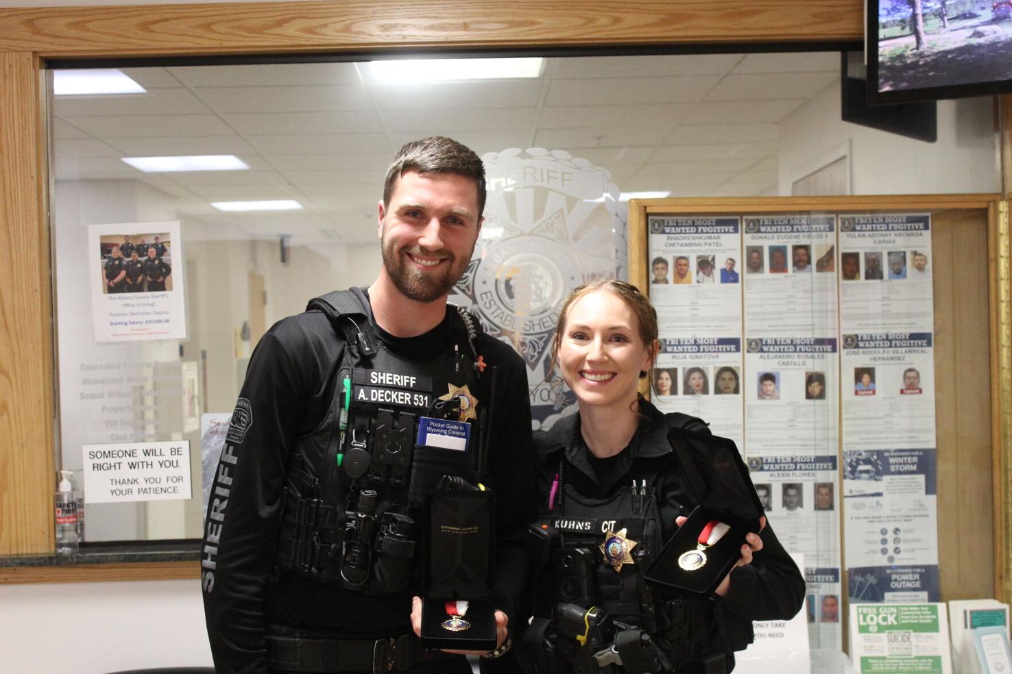 Saving a life: Albany County Sheriff's Office deputies presented with ...
