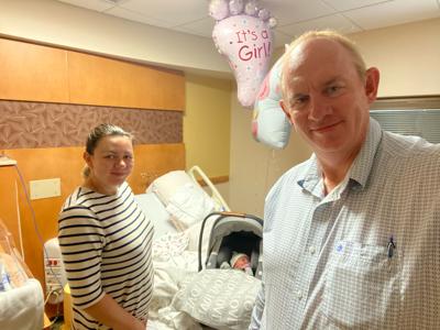 Crossing oceans: Couple flees Ukraine, celebrates birth of baby in Rock ...