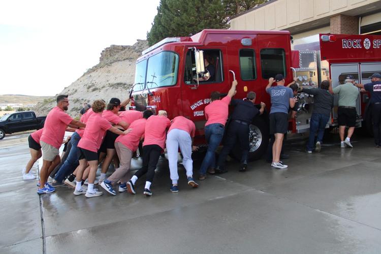 Rock Springs Fire Department introduces new fire engine to community ...