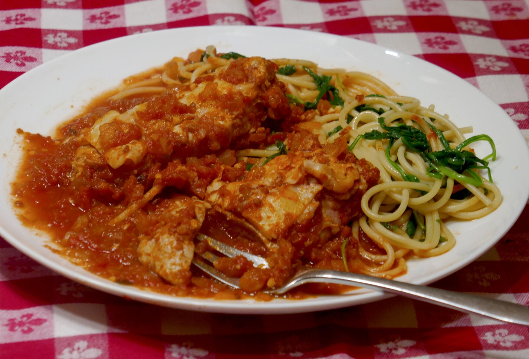 Quick Fix: Pork Parmesan with Spaghetti with Peppery Arugula | From The ...