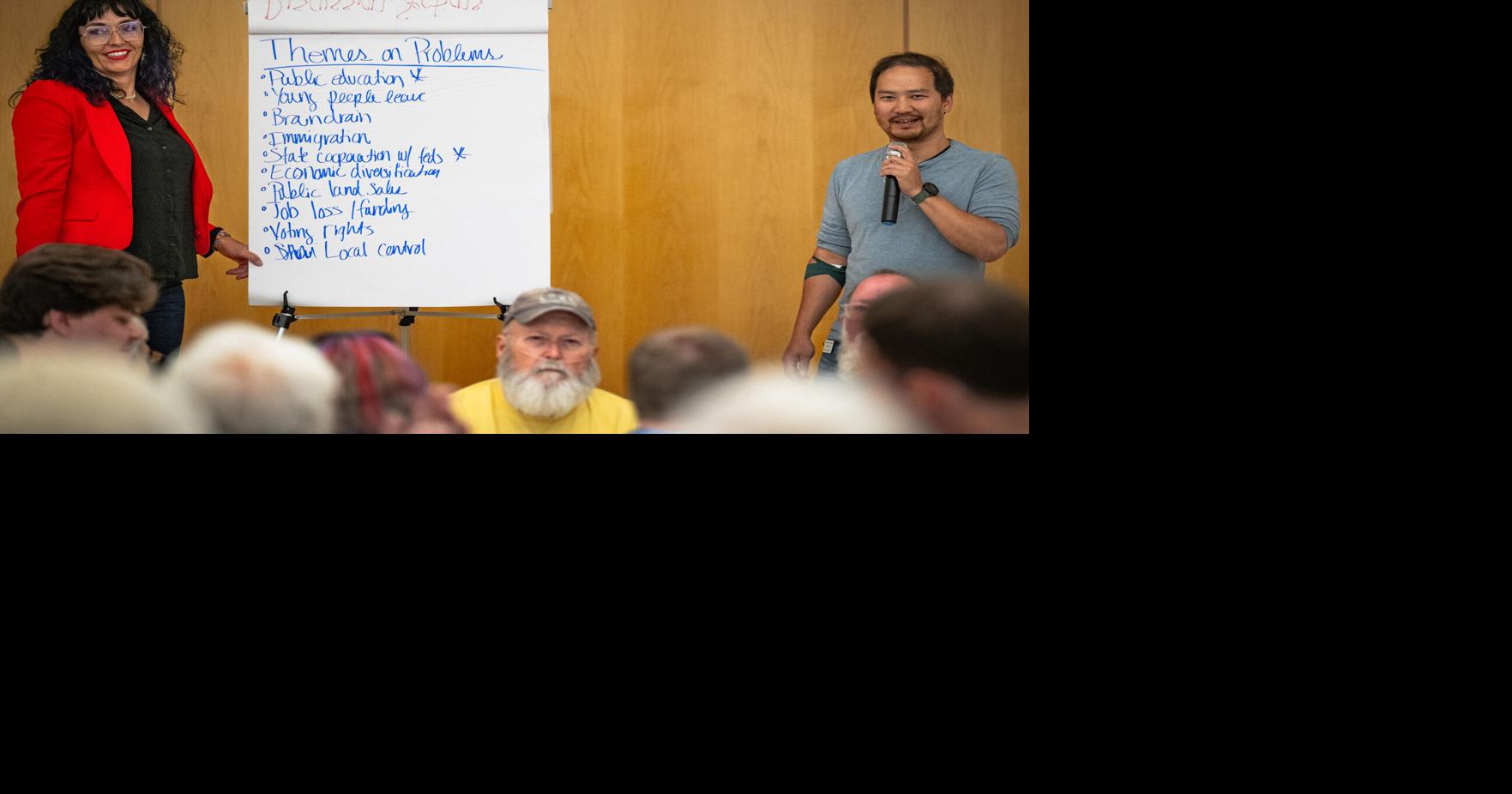 Wyoming Democrats kick off series of town halls in Cheyenne | Local ...