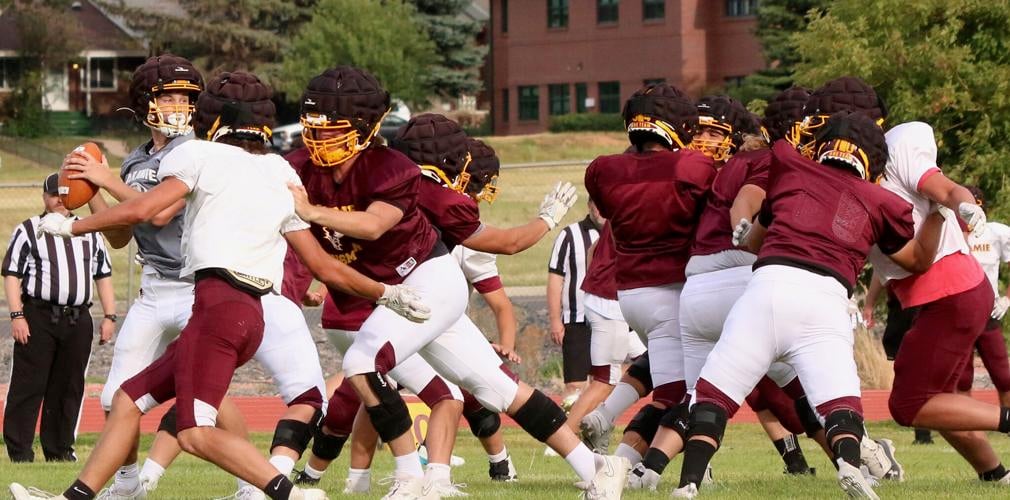 Plainsmen football encouraged by effort in annual scrimmage | Laramie ...