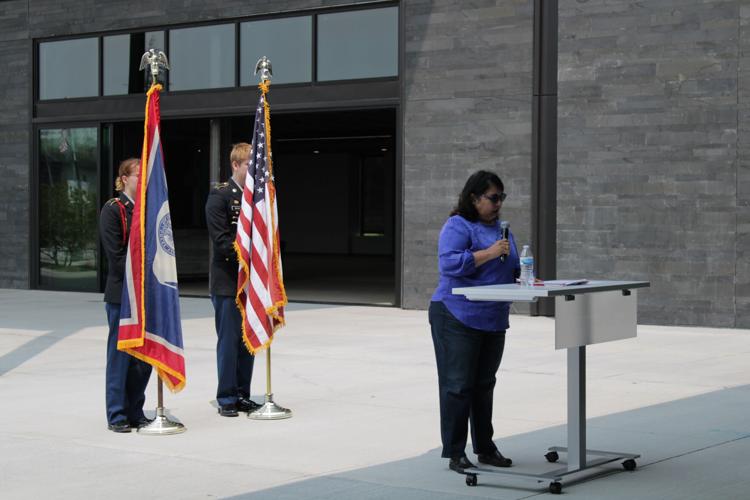 Military tribute banner unveiling, photos | | wyomingnews.com