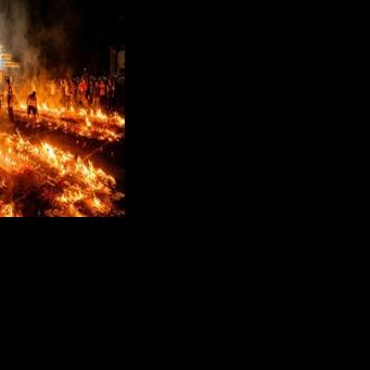 Burning effigy, bamboo crafts at once-a-decade Hong Kong festival ...