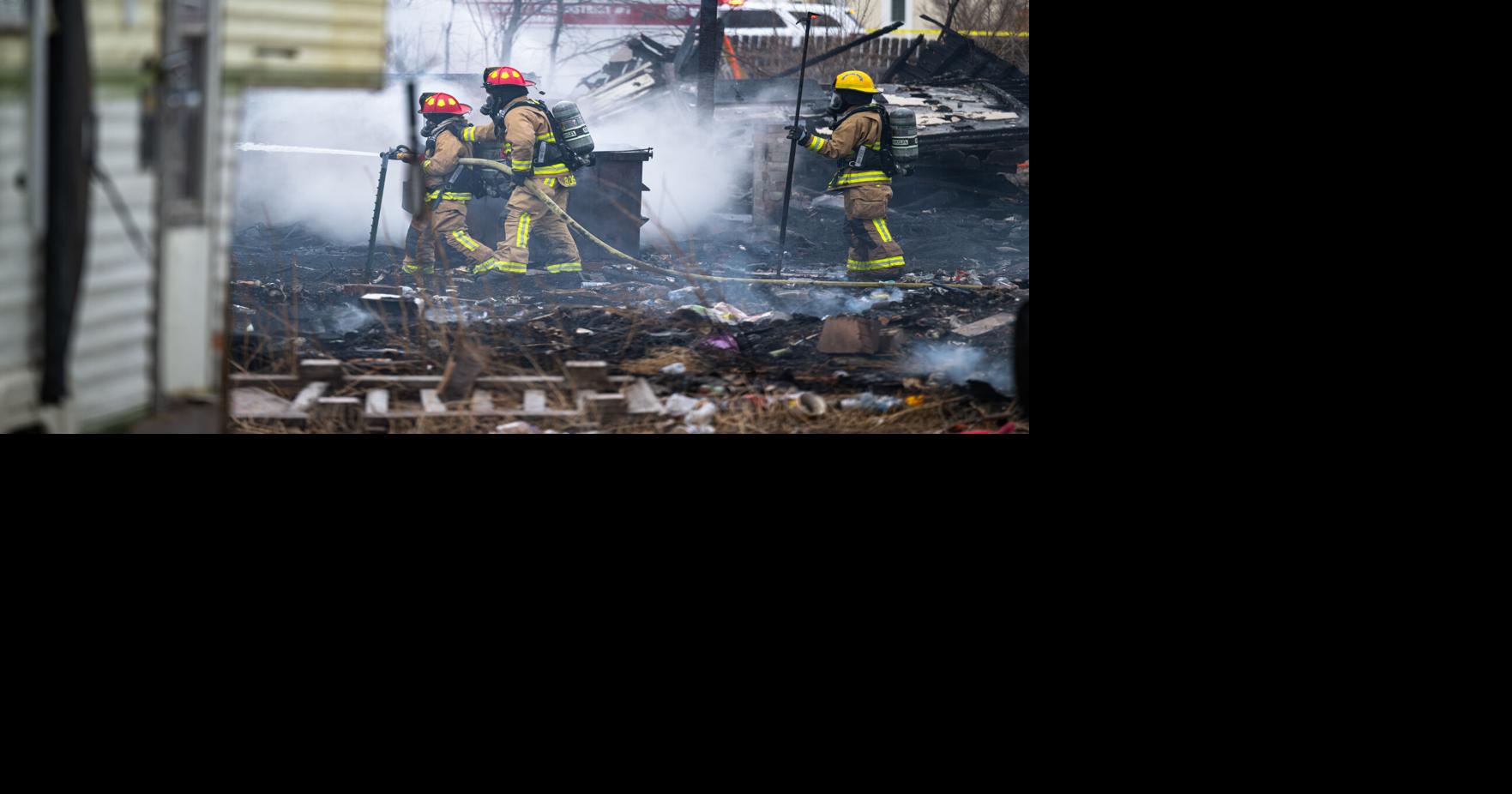 Grass fire on Terry Road spreads, decimates two structures | Local News ...
