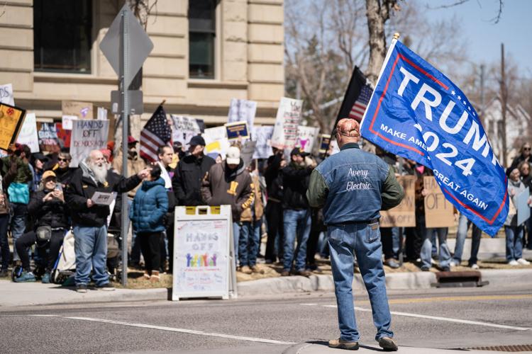 "Hands Off" Protest at Wyoming State Capitol, 4-5-25 | Gallery ...
