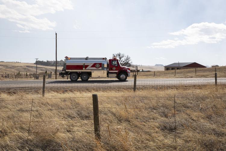 Large grass fire west of Cheyenne forces residents to evacuate | Local ...