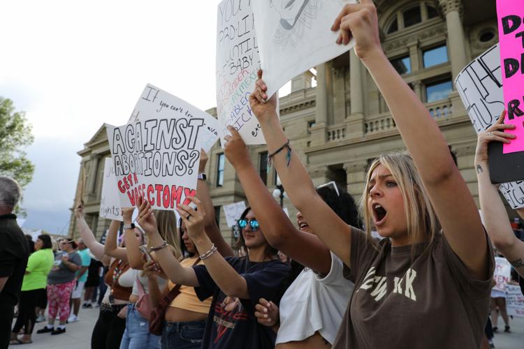 'I want to be their voice': Pro-choice protestors rally at Wyoming ...