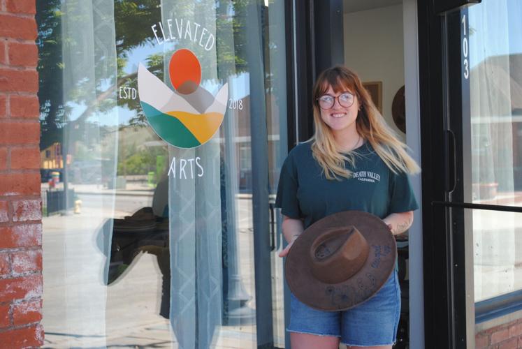 A tip of the cap: Rawlins artist Taya Morrell provides customers with ...