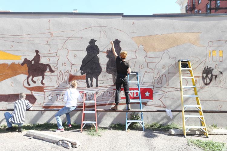Community pitches in for first paint-by-numbers mural in downtown ...