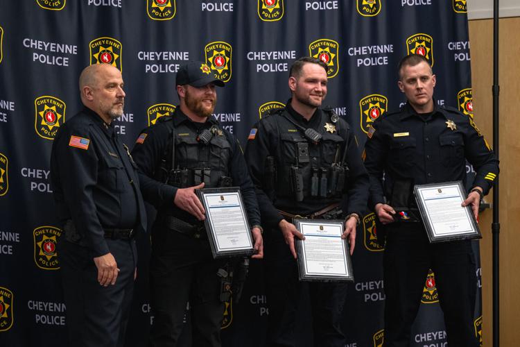 Cheyenne Police officers honored for an eventful year in law ...