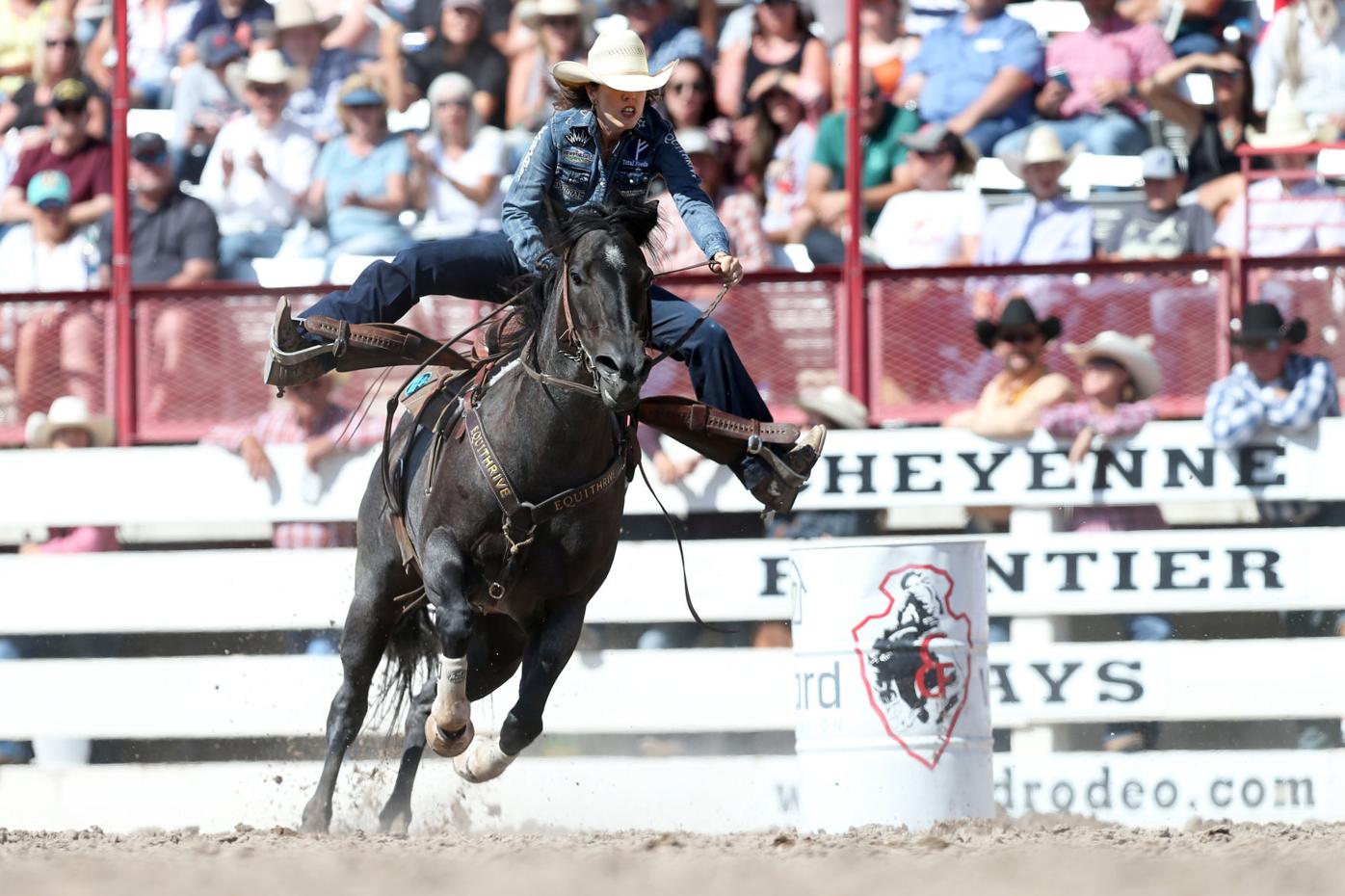 Horsepower helps in barrel racing | Cheyenne Frontier Days ...