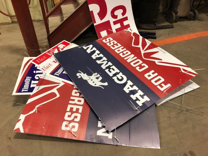 Campaign and ad signs not allowed in state right of way | Government ...