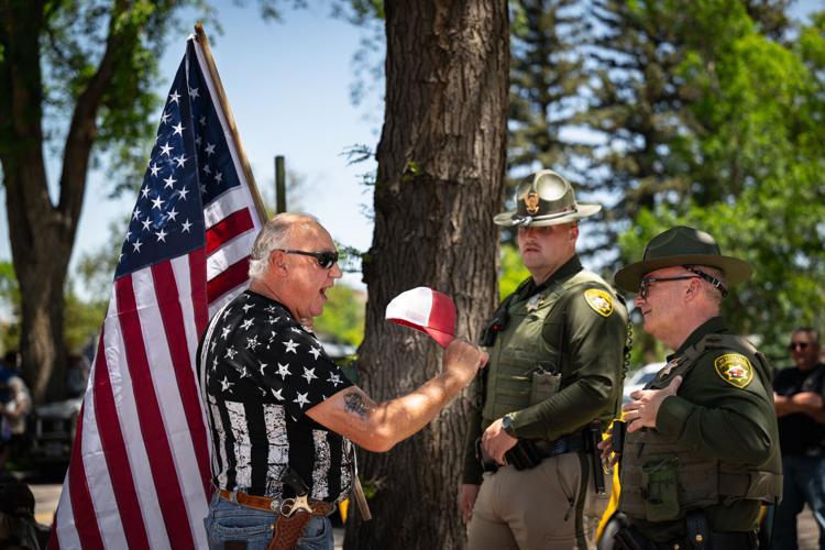 Hundreds gather for 'No Kings' protest in Cheyenne | Local News ...