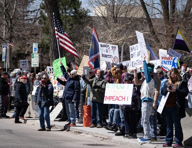 "Hands Off" Protest at Wyoming State Capitol, 4-5-25 | Gallery ...
