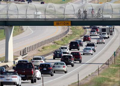 Pedestrian bridge in west Cheyenne temporarily reopens | Local News ...