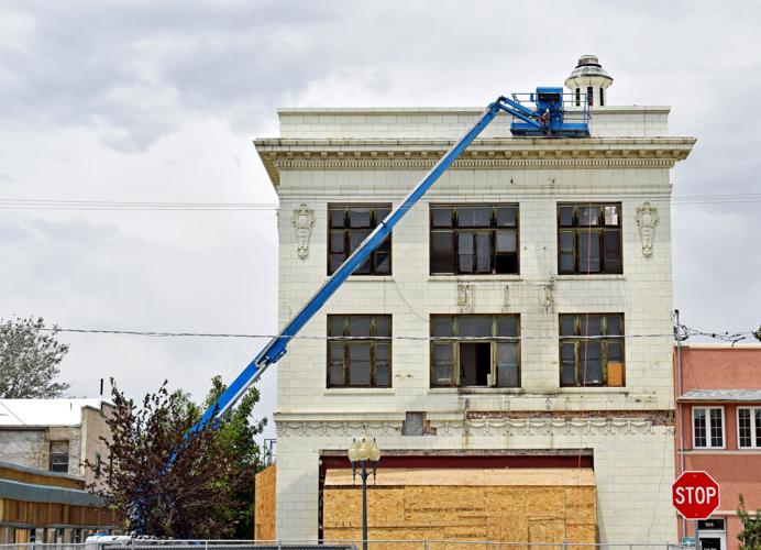 Work progresses on First Security Bank building restoration | Local ...