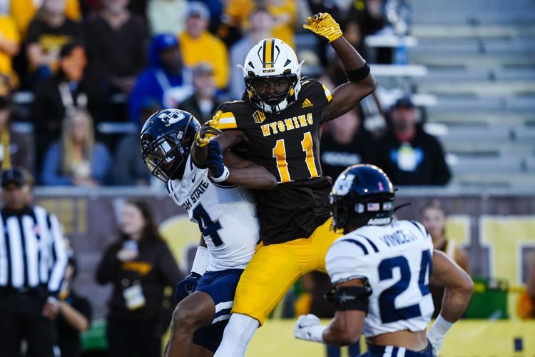 Wyoming WR Justin Stevenson focused on growth | University of Wyoming ...