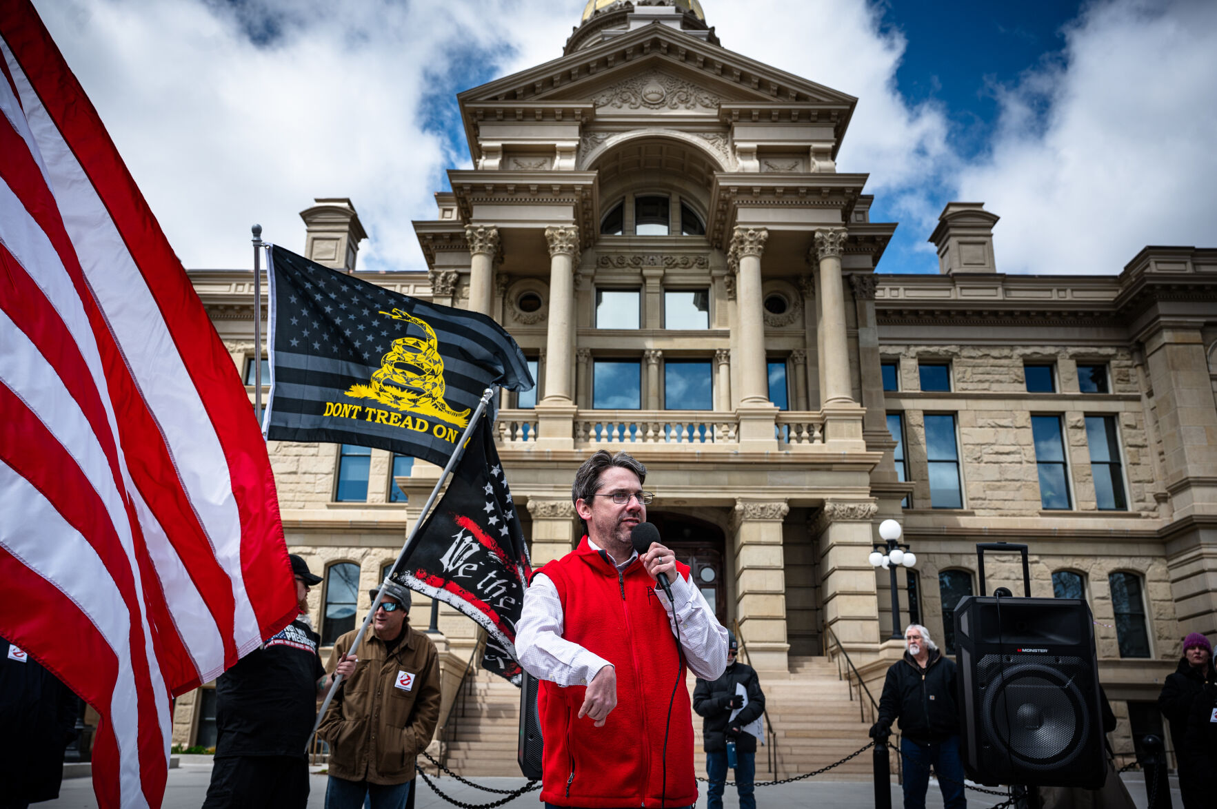 Hundreds gather again in Cheyenne to protest Trump administration's ...