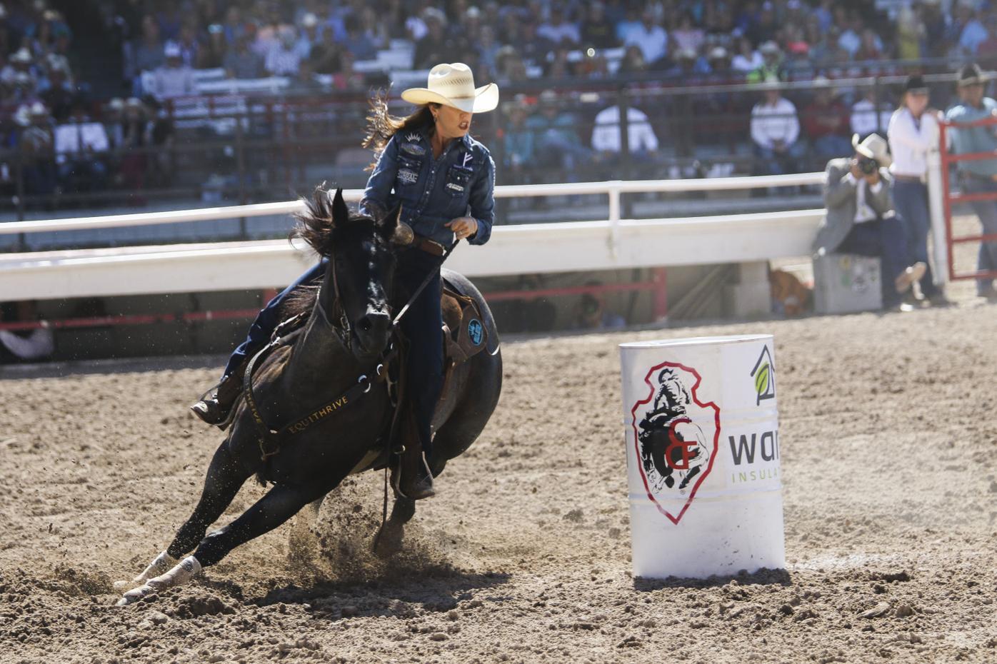 Horsepower helps in barrel racing | Cheyenne Frontier Days ...