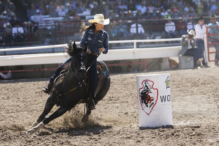 Horsepower helps in barrel racing | Cheyenne Frontier Days ...