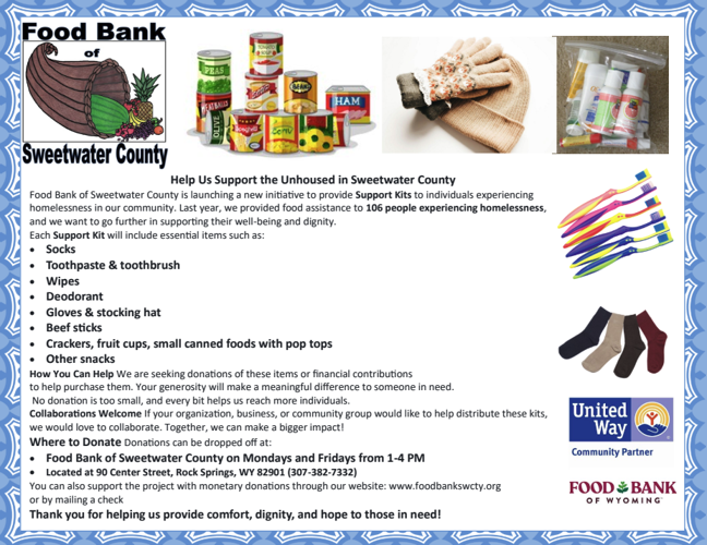 Food bank needs community's help with Support Kits | Rocket Miner ...