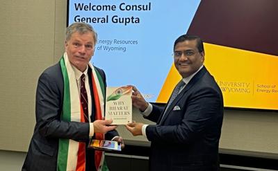 Consul General of India Prakash Gupta visits Wyoming to strengthen ...