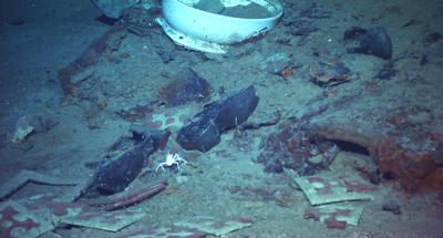 titanic artifacts underwater