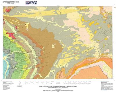 WSGS release new geologic maps of Rawlins, Red Desert Basin quadrangles ...
