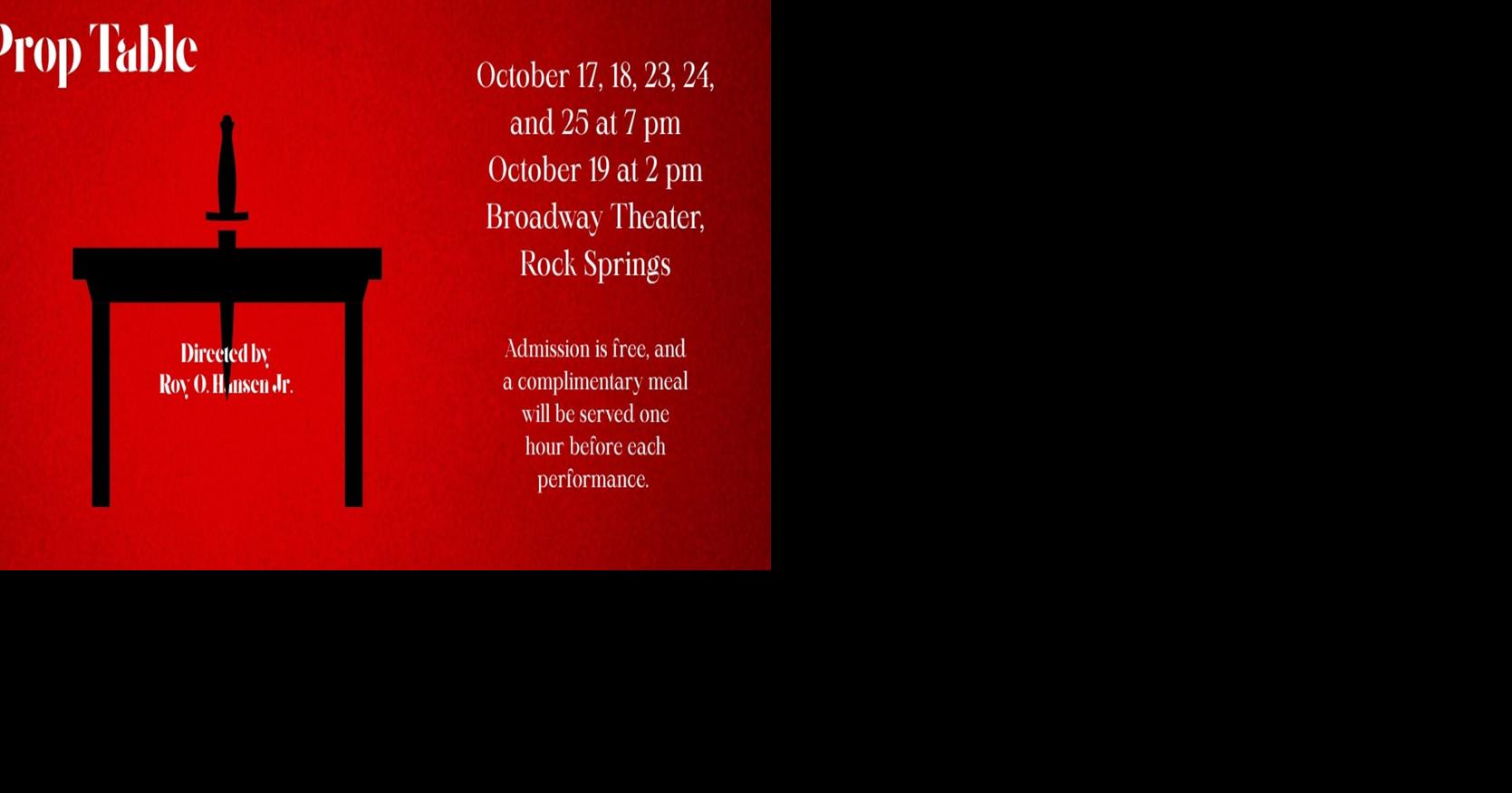 Actors' Mission to present 'Murder at the Prop Table' | Rocket Miner ...