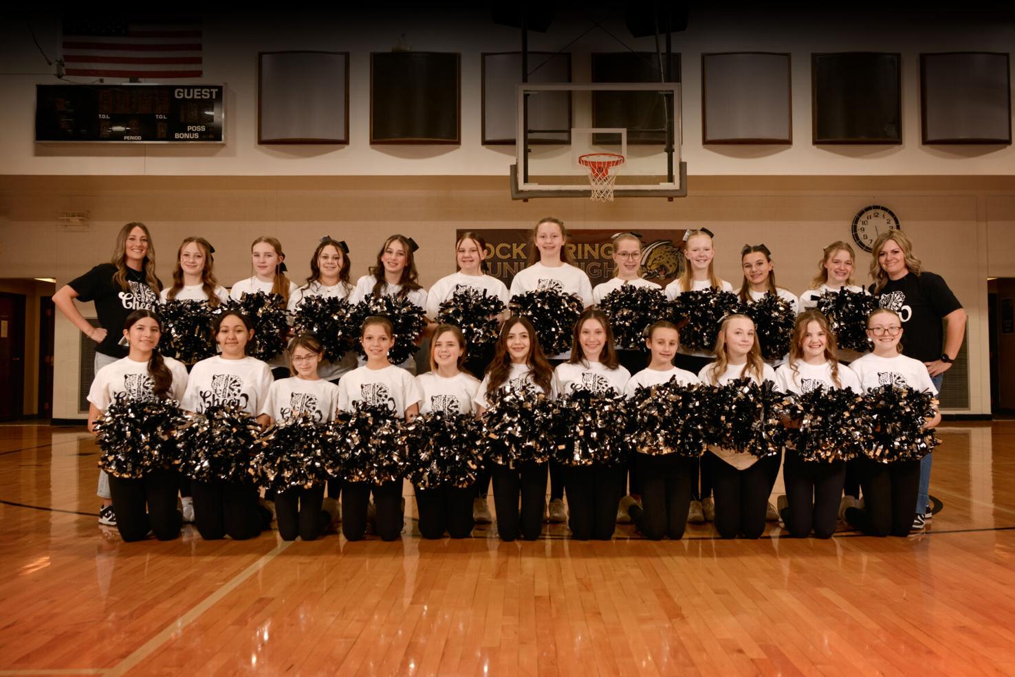 Rock Springs Junior High cheerleaders add game atmosphere | Rocket ...