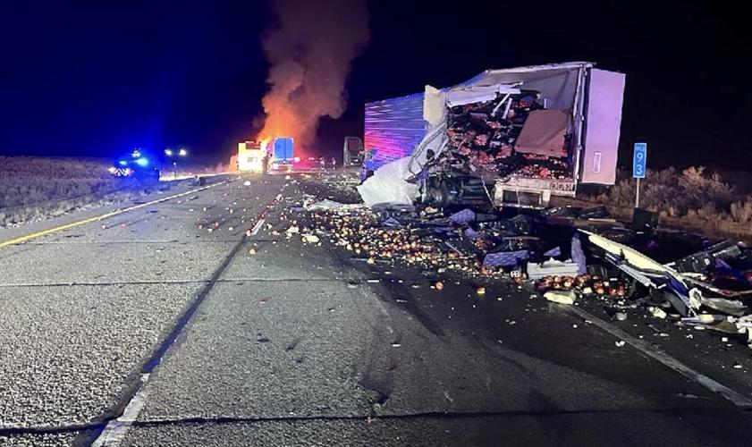 Two people killed Sunday in fiery semi-truck crash on I-80 | Rocket ...