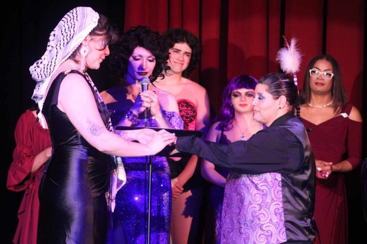 Power of love lights up theater: Couple ties the knot at drag show ...
