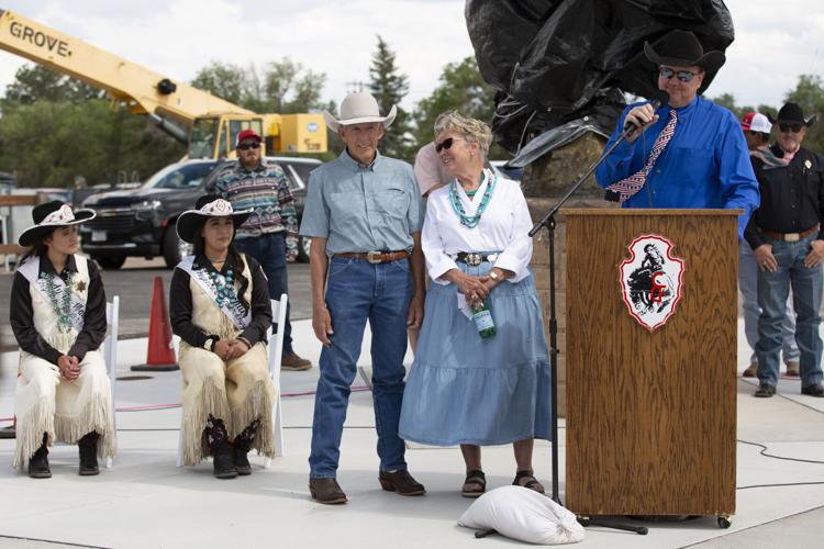CFD officials unveil Year of the Cowgirl statue at Frontier Park ...