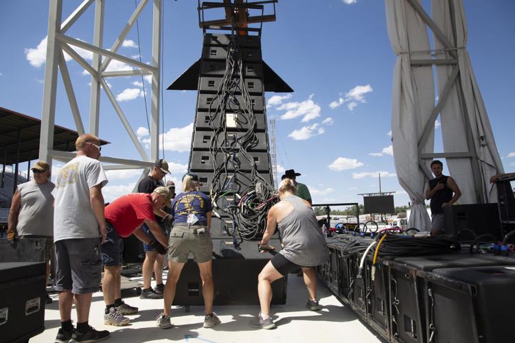 Frontier Nights stage setup | Gallery | wyomingnews.com