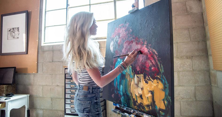Local artist Bria Hammock gives color to the 'Women of the Wild West ...