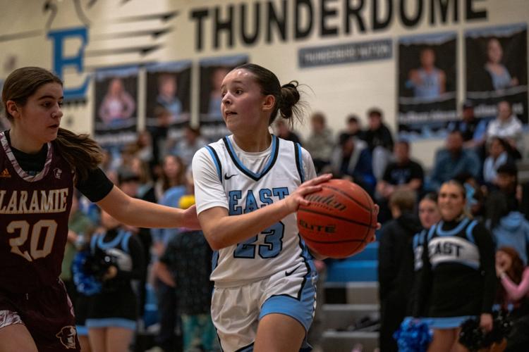 No. 2 East girls get balanced effort in win over visiting Laramie ...