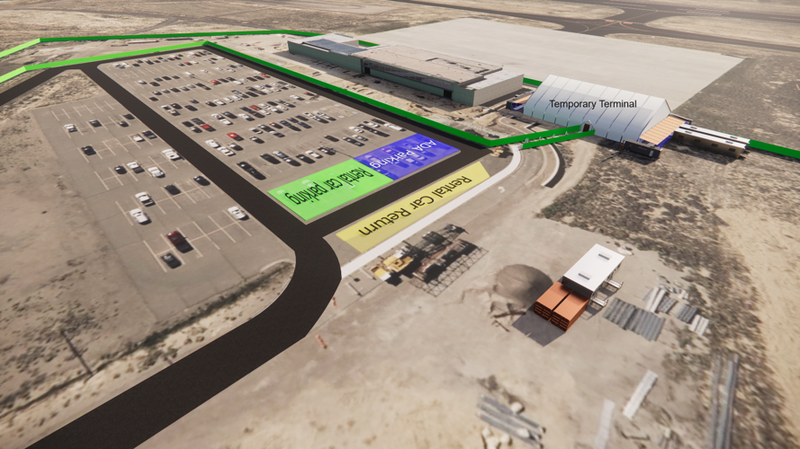 Airport terminal project to progress with move to temporary facility | Rocket Miner ...