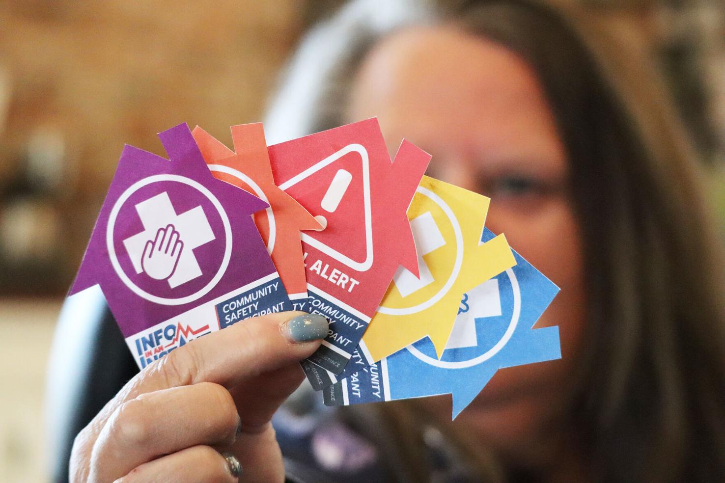 Color-coded stickers advise first responders of special needs | News ...