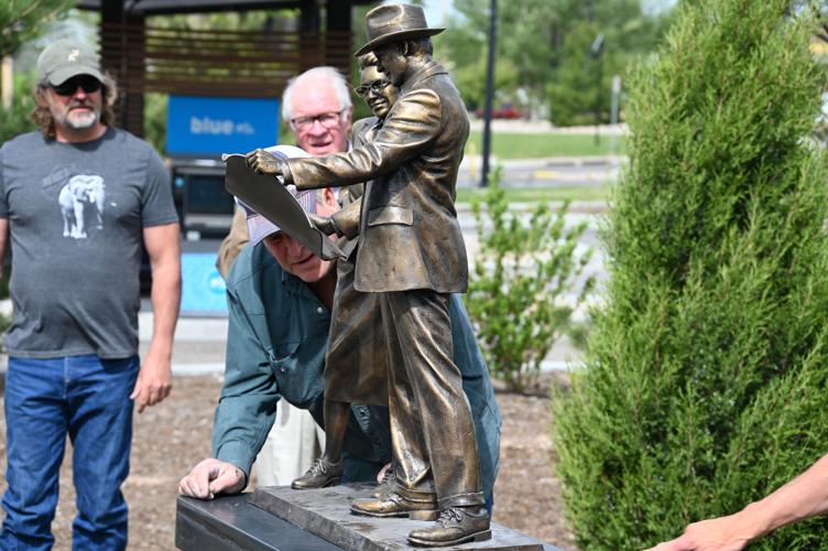 Cole family legacy honored in bronze at Blue FCU headquarters | Local ...