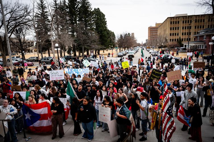Cheyenne students hold ICE Out protest, 2-13-26 | Gallery | wyomingnews.com