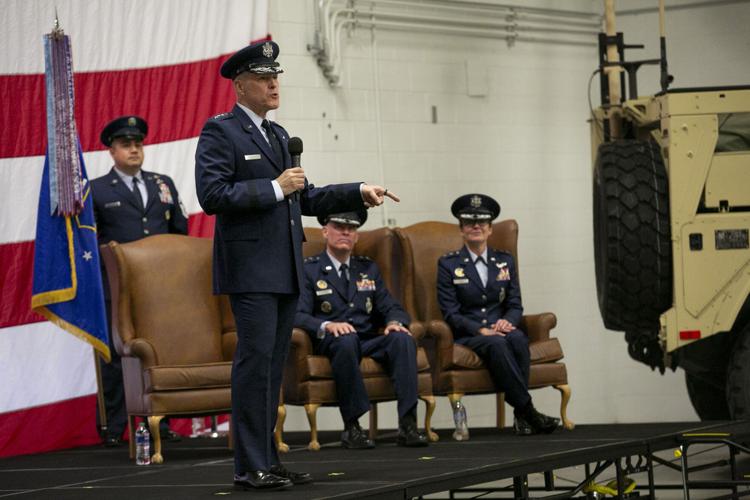 20th Air Force welcomes its first female commander during Friday ...
