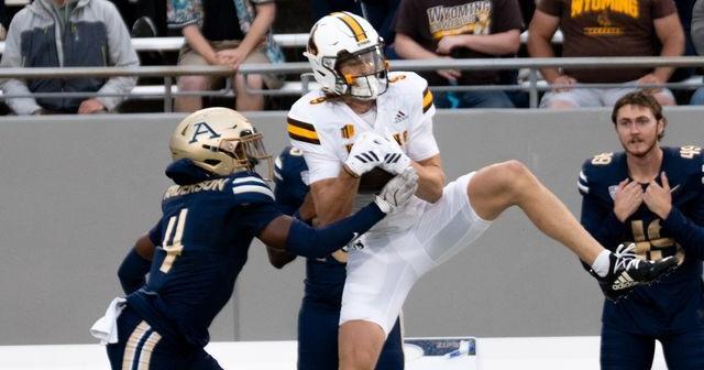 Wyoming WR Jackson Holman playing with a lot to prove | University of ...