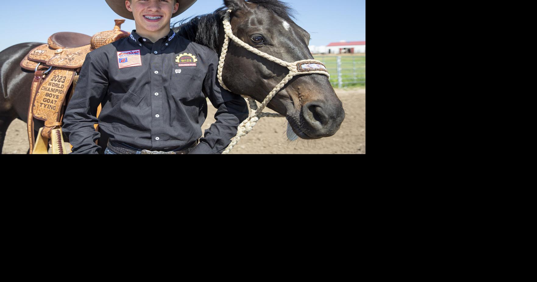 Cheyenne's Juddy Farella rides new horse to national goat tying title ...