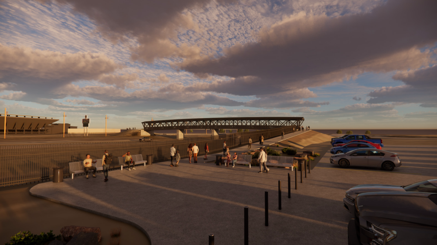 Public weighs in on pedestrian bridge over Interstate 25 to Frontier ...